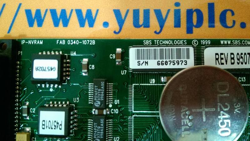 SBS TECHNOLOGIES IP-NVRAM-256K INDUSTRIAL PACK MODULE - 裕益科技自動化設備可程式編碼器PLC分散式控制系統DCS